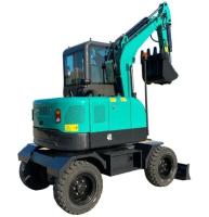 China 35 Ton Hydraulic Wheel Excavator PW45-9 3700KG Working Weight 0.26m³ Bucket Capacity for sale
