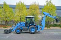 China Compact Tractor Backhoe Loader Front Loader 2800kg Rated Load 9300kg Operating Weight for sale