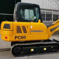 China Komatsu PC60-6 PC60-8 Internal Combustion Excavator 6050 kg 6 Ton Digging Force 54.8 kN for sale