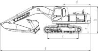 China DX400PC-9 DX370PC-9 Excavator Loader Crawler Excavator with 35.6Ton Operating Weight for sale