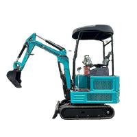 China 1 Ton Hydraulic Tracked Mini Excavator 8.2kW Diesel Digger for Construction for sale