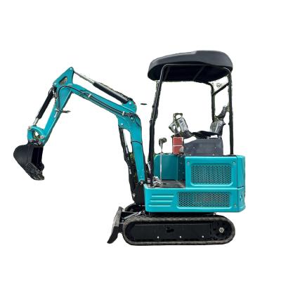 China 1 Ton Hydraulic Tracked Mini Excavator 8.2kW Diesel Digger for Construction for sale