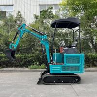 China 1 Ton Hydraulic Tracked Mini Excavator 8.2kW Diesel Digger for Construction for sale