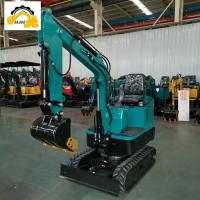China 1000kg 1 Ton Mini Diesel Crawler Excavator 8.2kW Compact Digger for Construction for sale