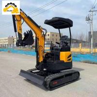China Compact Household Crawler Hydraulic Micro Track Digger 1 Ton 1.8 Tonne Machine Weight for sale