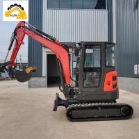 China Komamax 3 Ton Mini Excavator 0.08m3 Bucket 18.2kw Engine Compact Construction Digger for sale