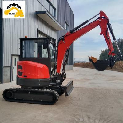 China 18-20kw Drive Type Mini Excavator 3.5 Ton EPA Certified Multifunctional Crawler Digger for sale