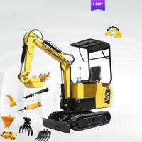 China 0.8 Ton Towable Mini Excavator R308 38KN Digging Force 8.2kw Diesel Engine for Household Use for sale