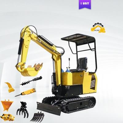 China 0.8 Ton Towable Mini Excavator R308 38KN Digging Force 8.2kw Diesel Engine for Household Use for sale
