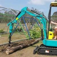 China 8.2KW 1Ton Mini Crawler Digger Hydraulic Excavator 1.2m Digging Depth KV-09 for sale