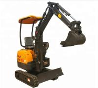 China 1.5 Ton Compact Mini Excavator 8.2kW Diesel Engine 0.65m3 Bucket Hydraulic Digger for sale