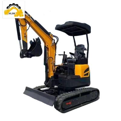 China 2 Ton Hydraulic Tracked Micro Crawler Excavator 1500kg 12kW Engine for sale