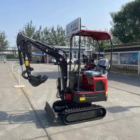 China 2.6 Ton Mini Hydraulic Crawler Excavator 1800kg with Straight Tilt Blade Chang Chai 20kW for sale