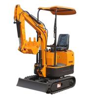 China 1.15m3 Bucket Capacity 2.5 Ton Mini Household Crawler Excavator 1500kg 12kW for sale