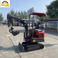 China High Load Moment Mini Excavator 1.5 Ton with Thumb Bucket 12kW Engine for sale