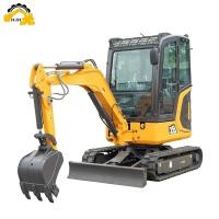 China 1.5 Ton Mini Excavator 12kW Engine 2510mm Digging Height EU Certified Compact Crawler Digger for sale