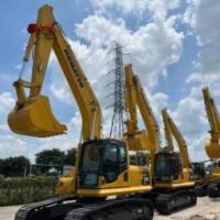 China 21 Ton Crawler Excavator 0.93 Cbm Bucket 76500kg Working Weight Middle Size Machine for sale
