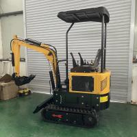 China 1.7 Ton Mini Crawler Excavator 1700kg Hydraulic Rubber Digger Small Backhoe for Garden for sale