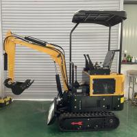 China 1.7 Ton Mini Crawler Excavator 1700kg Hydraulic Rubber Digger Small Backhoe for Garden for sale