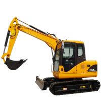 China 1.5 Ton Mini Excavator 1500kg Hydraulic Transmission with TOSHIBA Cylinder Free Bucket for sale