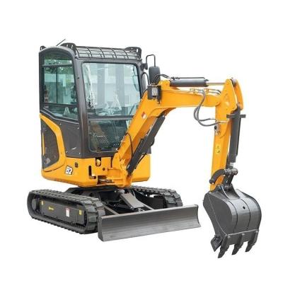 China 1 Ton 2 Ton Mini Wheel Trackhoe Trench Digger 1500kg 12kw for Sale for sale