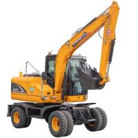 China 6300kg 46.3kW Wheel Excavator Bucket Digging Force 56kN for Building Material Shops for sale
