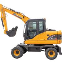 China 6300kg 46.3kW Wheel Excavator Bucket Digging Force 56kN for Building Material Shops for sale