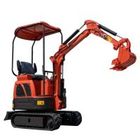 China Xn12 Mini Excavator 0.98ton Diesel Small Crawler Mini Digger With Cab for sale