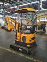 China Xn12 Mini Excavator 0.98ton Diesel Small Crawler Mini Digger With Cab for sale