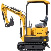 China 0.8 Ton Mini Excavator Hydraulic Crawler 880kg Micro Digger for Farm Use for sale
