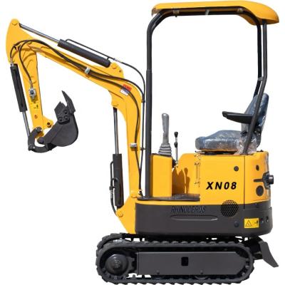 China 0.8 Ton Mini Excavator Hydraulic Crawler 880kg Micro Digger for Farm Use for sale
