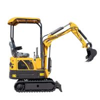 China 0.8 Ton Mini Excavator Hydraulic Crawler 880kg Micro Digger for Farm Use for sale