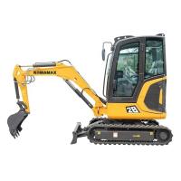 China RHINOCEROS XN28 Side Swing Mini Excavator 2640kg 0.05cbm Crawler Digger with Yanmar Kubota Engine for sale