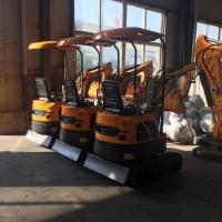 China 1.1 Ton Hydraulic Cylinder Micro Crawler Excavator 1500kg 12kw with TOSHIBA for sale
