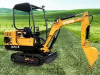 China R316 Mini Wheel Excavator 1 Ton with Original Hydraulic Pump for Machinery Repair Shops for sale