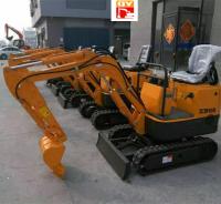 China 1 Ton Yellow R308 Mini Wheel Excavator Small Digger with Original Hydraulic Pump for sale