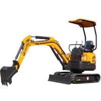 China 1040mm Overall Width 1.5 Ton Mini Digger Diesel Excavator for Manufacturing Plant for sale