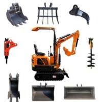 China 1040mm Overall Width 1.5 Ton Mini Digger Diesel Excavator for Manufacturing Plant for sale