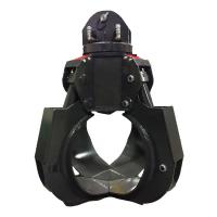 China 0.3 m3 Hydraulic Orange Peel Grapple Steel Grab Scrap for 6-9 Ton Excavators for sale