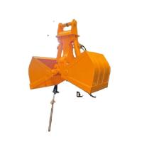 China 12m3 Wireless Remote Controlled Orange Peel Grapple Bucket Excavator Spare Parts 6-12cbm for sale