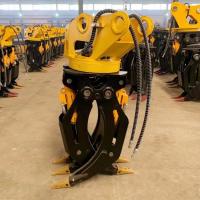 China 12m3 Wireless Remote Controlled Orange Peel Grapple Bucket Excavator Spare Parts 6-12cbm for sale