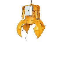 China Customizable OEM Excavator Hydraulic Orange Peel Grab 6-12cbm for Scrap Metal Unloading for sale