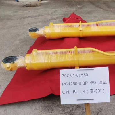 China Excavator Bucket Cylinder Assembly 707-01-0L530 for PC1250-8 SP 350mm Stroke for sale