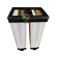 China Excavator Engine Honeycomb Air Filter 600-185-2810 99% Filtration Efficiency for sale