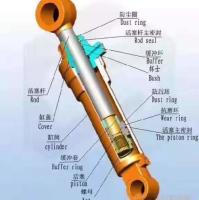 China Reinforced Rock Bucket 4 Cubic Meters Hydraulic Cylinder Handle Straight Cylinder Excavator Attachment for sale
