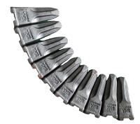 China Forged Bucket Teeth for EC360 PC200 Excavator Loader High Wear Resistance 20mm for sale
