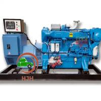 China WEICHAI WP10CD264E 350 HP Diesel Engine Marine Generator Assembly for Manufacturing Plant for sale