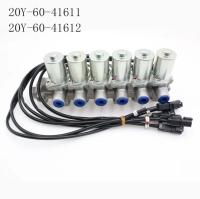 China Excavator Solenoid Valve Assembly 20Y-60-41611 for PC200-8 24V High Quality for sale
