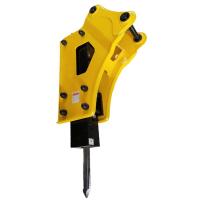 China 300 kg Excavator Hydraulic Breaker Concrete Machine Jack Rock Hammer 53 mm Chisel for sale