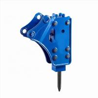 China 5 Ton Excavator Hydraulic Rock Breaker Side Type Hammer 25-50 LPM Flow for sale